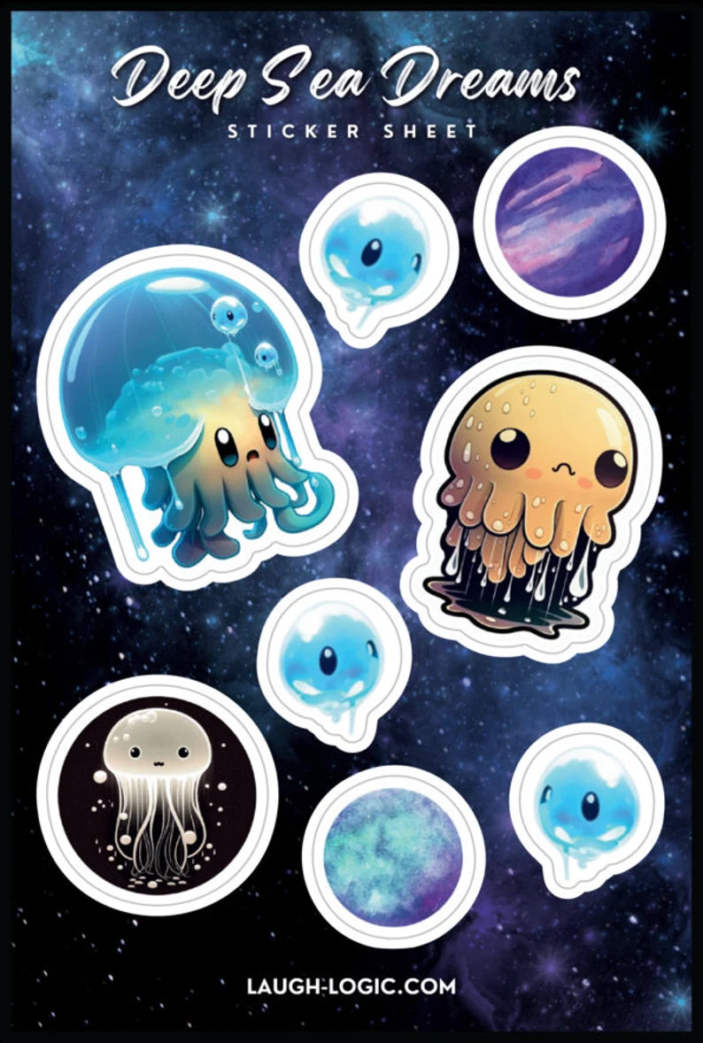Deep Sea Dreams Sticker Sheet – Unruly Femme